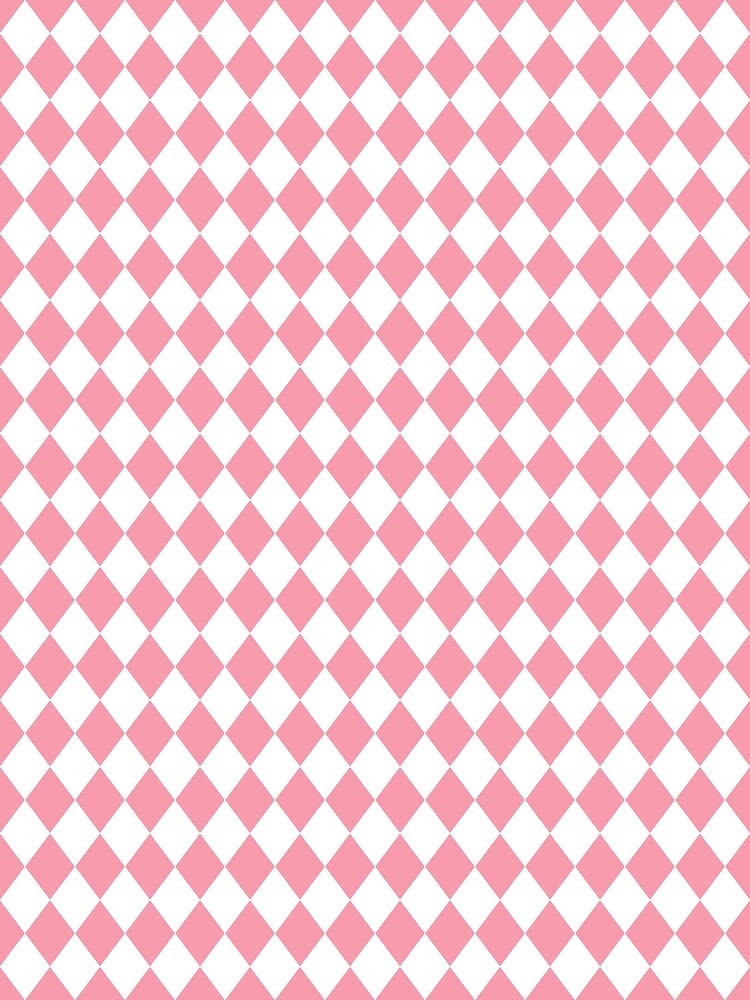 "Petal Pink Modern Diamond Pattern" by podartist | Redbubble
