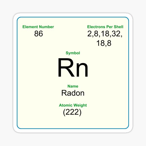 Radon Stickers | Redbubble