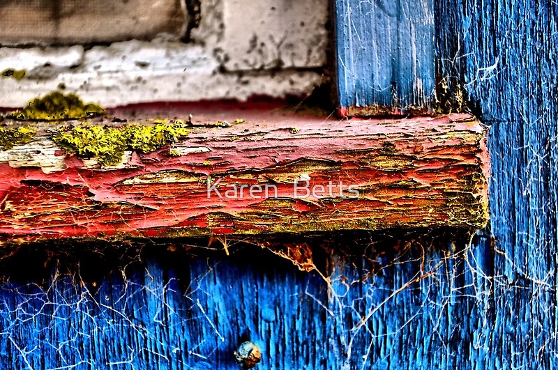 "Tatty window pane." by Karen Betts | Redbubble