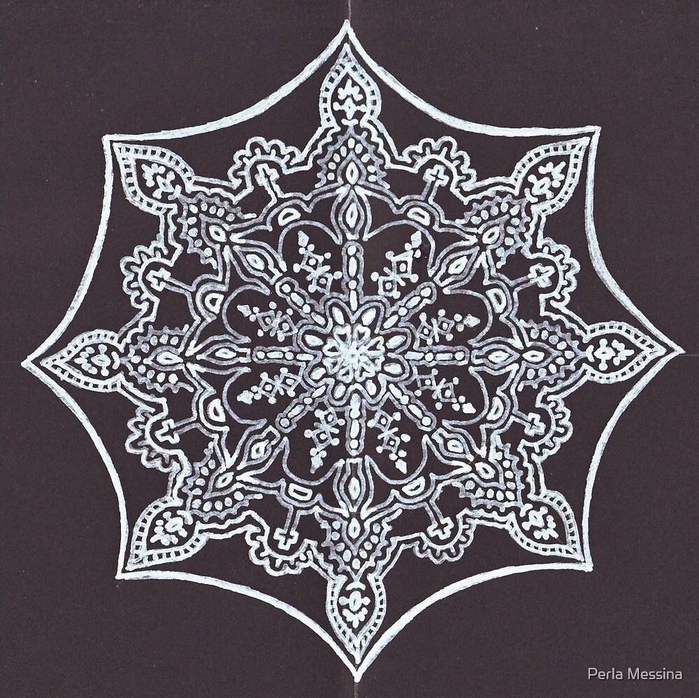 "Snowflake - Mandala" by Perla Messina | Redbubble