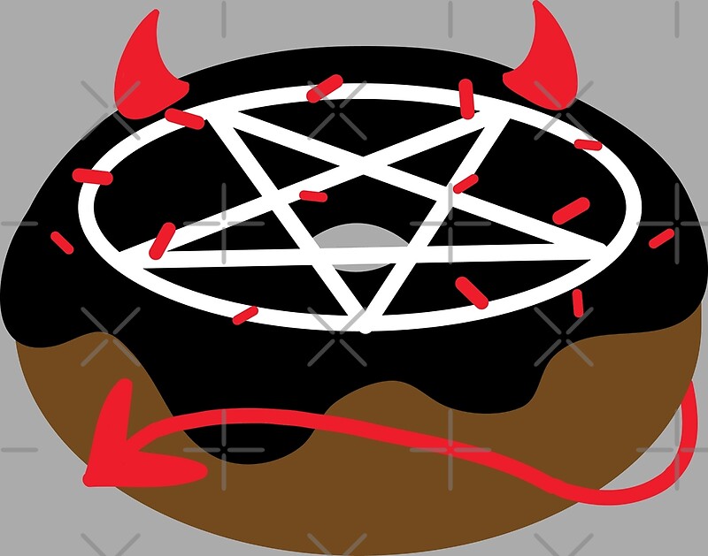 "Devil Donut" by IamSare | Redbubble