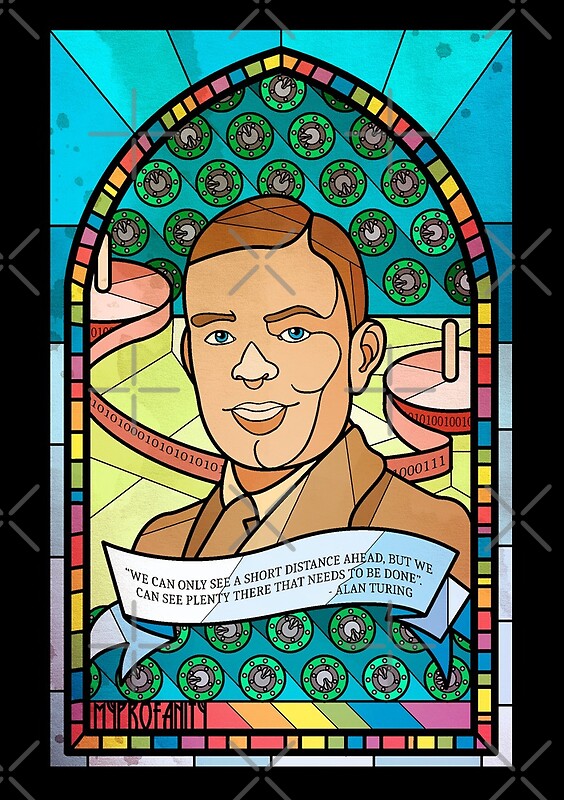 "Pride Month - Alan Turing" by MyProfanity | Redbubble
