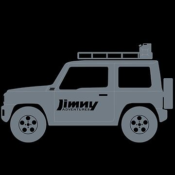 "Jimny Adventure - Dark Grey" Essential T-Shirt for Sale by ...