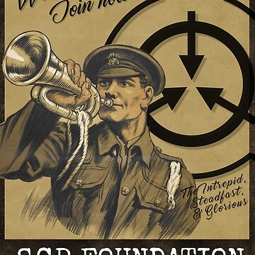 "SCP Foundation Recruitment Poster" Sticker for Sale by VoyagerOfTime ...