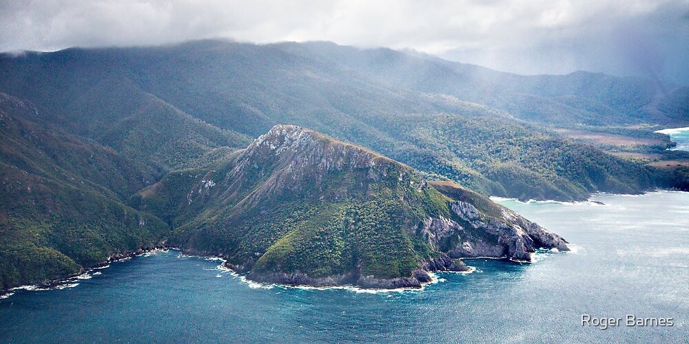 "Aerial view of the Ironbound Range, South Coast Track, Tasmania" by ...