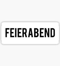 Sticker: Feierabend | Redbubble