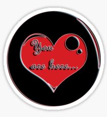 You Are Here: Stickers | Redbubble