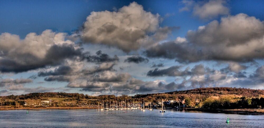"Kirkcudbright Harbour, Scotland" by Richard Durham | Redbubble