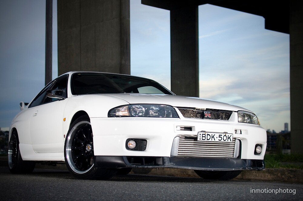"Nissan GTR-33 Godzilla" by inmotionphotog | Redbubble