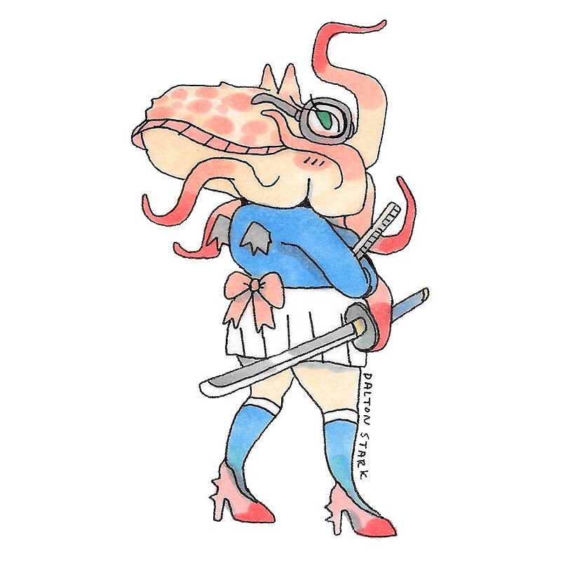 "Octopus Professor " by Dalton Stark | Redbubble
