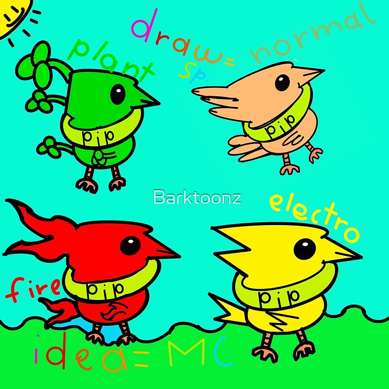 "the pip family basics" by Barktoonz | Redbubble