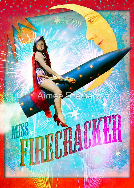 "Miss Firecracker" by Aimee Stewart | Redbubble