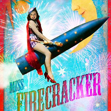 "Miss Firecracker" Canvas Print for Sale by Aimee Stewart | Redbubble