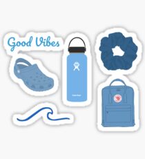 Light Blue Scrunchie Stickers | Redbubble