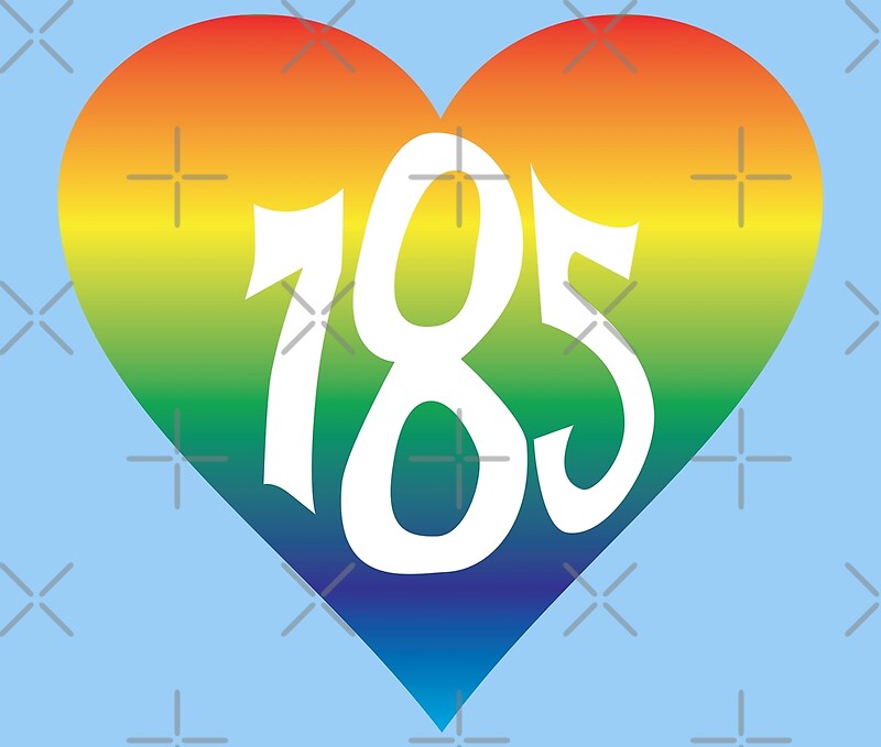 "Hand Drawn Kansas Pride Rainbow Heart 785 Area Code" by itsrturn ...