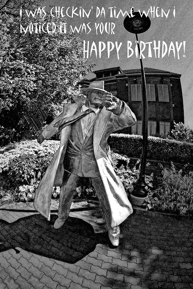 "Happy Birthday Chicago Style" by Michael Wolf | Redbubble