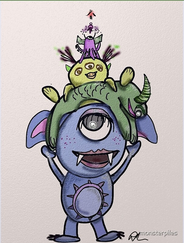 "Monster Piles" by monsterpiles | Redbubble