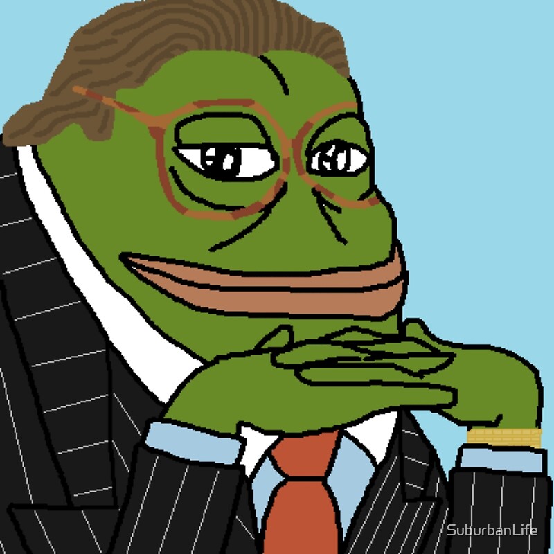 "Business Pepe" by SuburbanLife | Redbubble