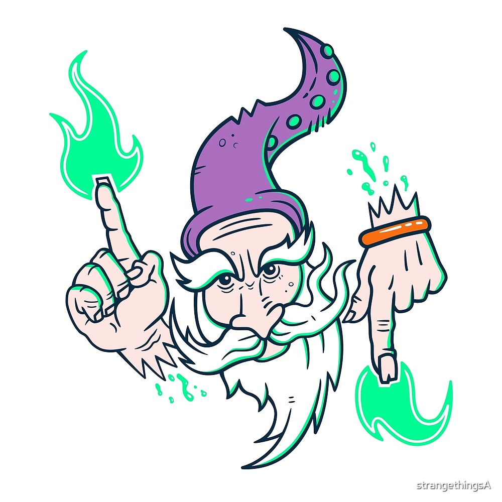 "Elemental Wizard Brother" by strangethingsA | Redbubble