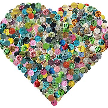 "MDMA Heart" Essential T-Shirt for Sale by Mind Drip | Redbubble