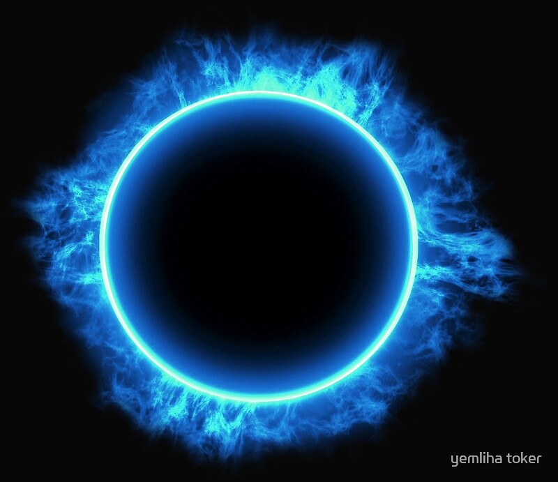 "Circle of blue flame" by yemliha toker | Redbubble