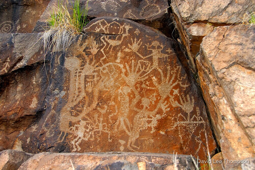 "Healing Hands Petroglyphs" by David Lee Thompson | Redbubble