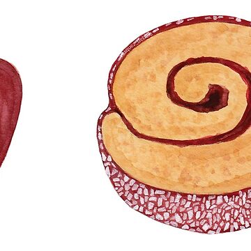 Pegatina for Sale con la obra «Paquete de pegatinas de pan dulce de ...