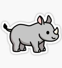 Rhino Stickers | Redbubble