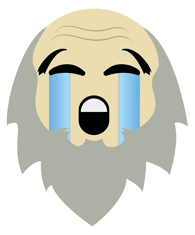 "Uncle Iroh Loud Crying Emoji" by PrinceTumi | Redbubble