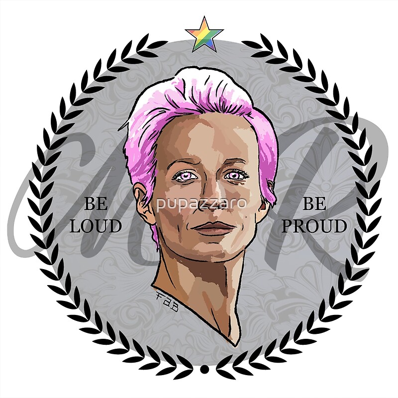 "Megan Rapinoe" by pupazzaro | Redbubble
