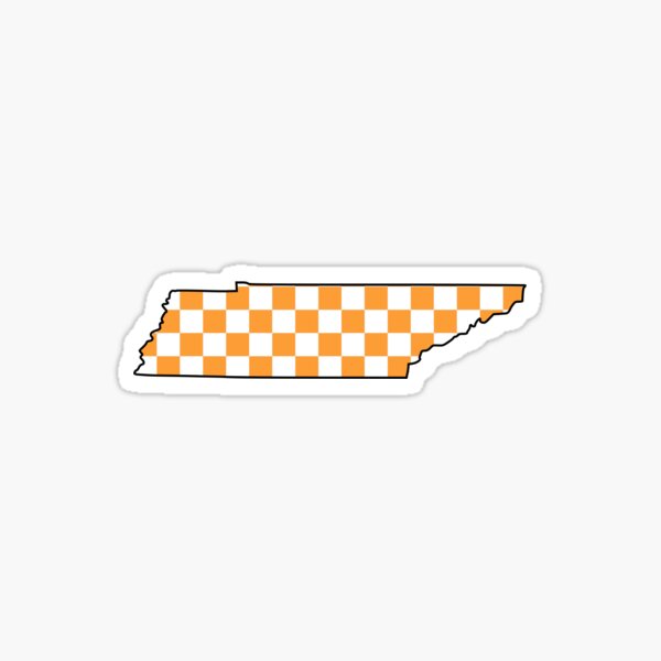 Tennessee Checkerboard Stickers | Redbubble