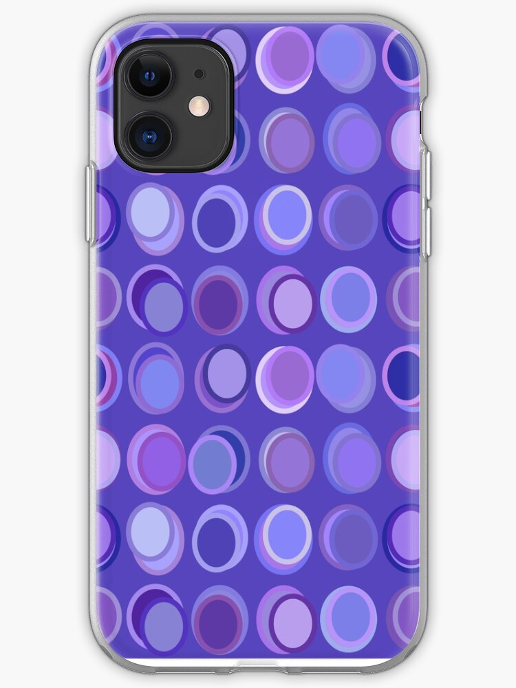 "Shades of Purple Ovals - Abstract" iPhone Case & Cover by pugmom4 ...