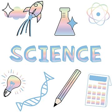 "Pastel Rainbow Science School Subject Pack" Sticker for Sale by The ...