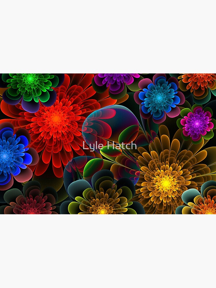 "Fractal Bouquet" Zipper Pouch by lyle58 | Redbubble