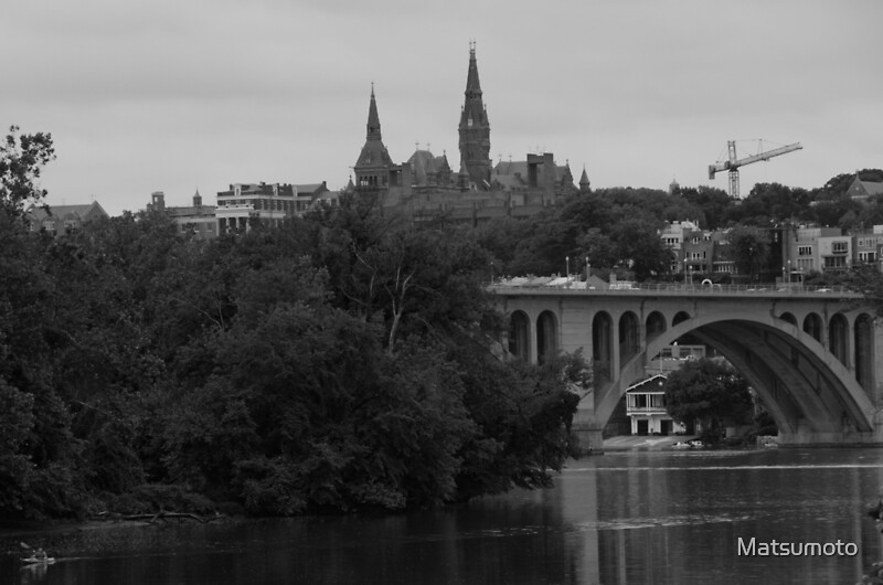 "Georgetown University and Francis Scott Key Bridge" by Matsumoto ...