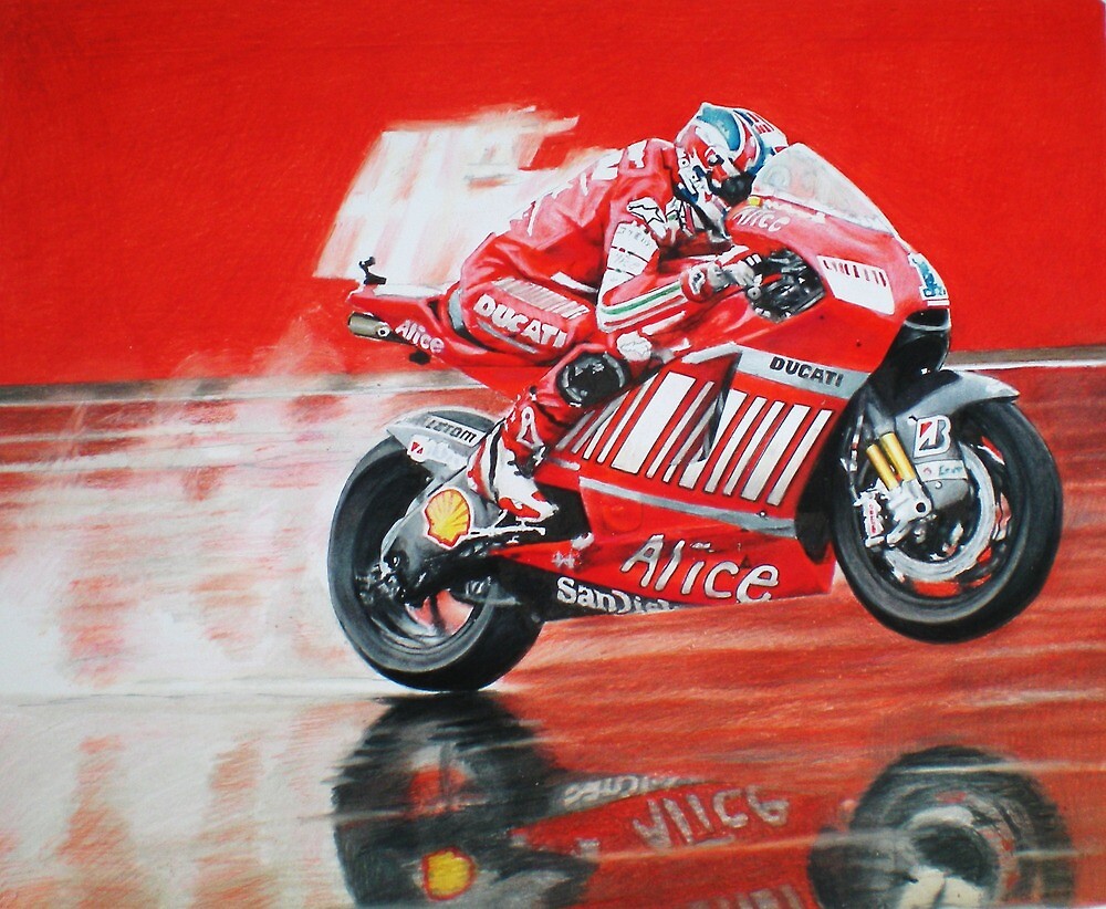 "motoGP Alice ducati" by Raoul Alburg | Redbubble