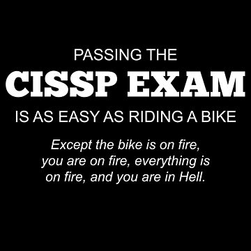 "CISSP Exam Cybersecurity Professional IT Security " Sticker for Sale ...