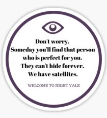 Night Vale Stickers | Redbubble