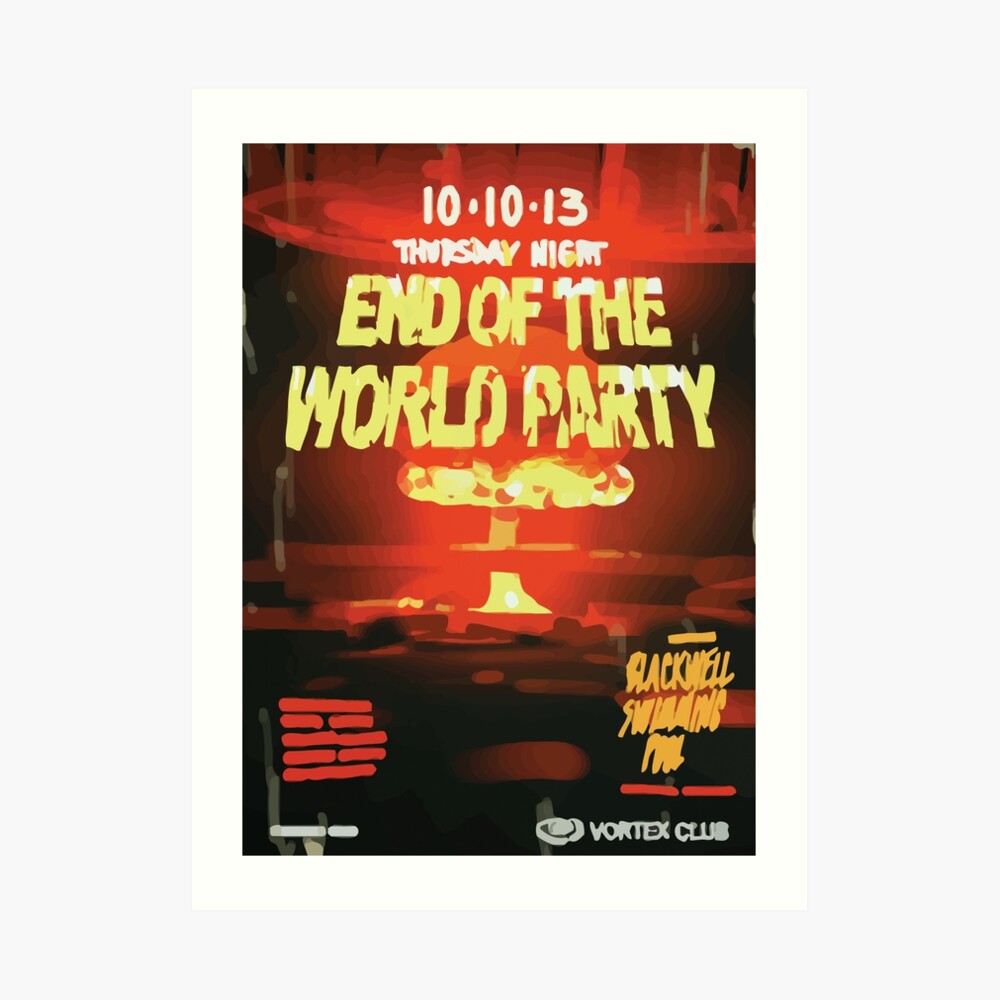 "Vortex Club - Another End of the World Vortex Club Poster" Art Print ...