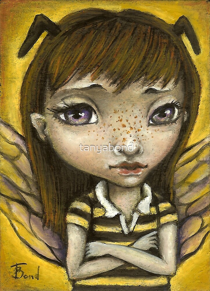"Bernie - the honey bee girl" by tanyabond | Redbubble