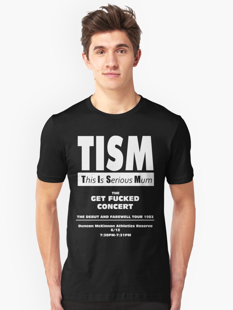 "TISM 1983 Tour Shirt" Unisex T-Shirt by Flemishdog | Redbubble