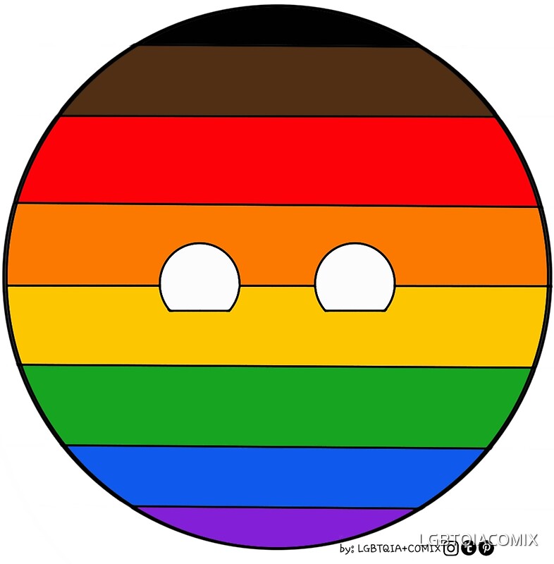 "New POC PRIDE face" by LGBTQIACOMIX | Redbubble