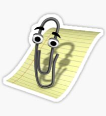 Clippy Microsoft Stickers | Redbubble