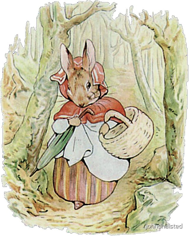 "MRS RABBIT WENT SHOPPING FOR THE FAMILY - from the TALE OF PETER ...