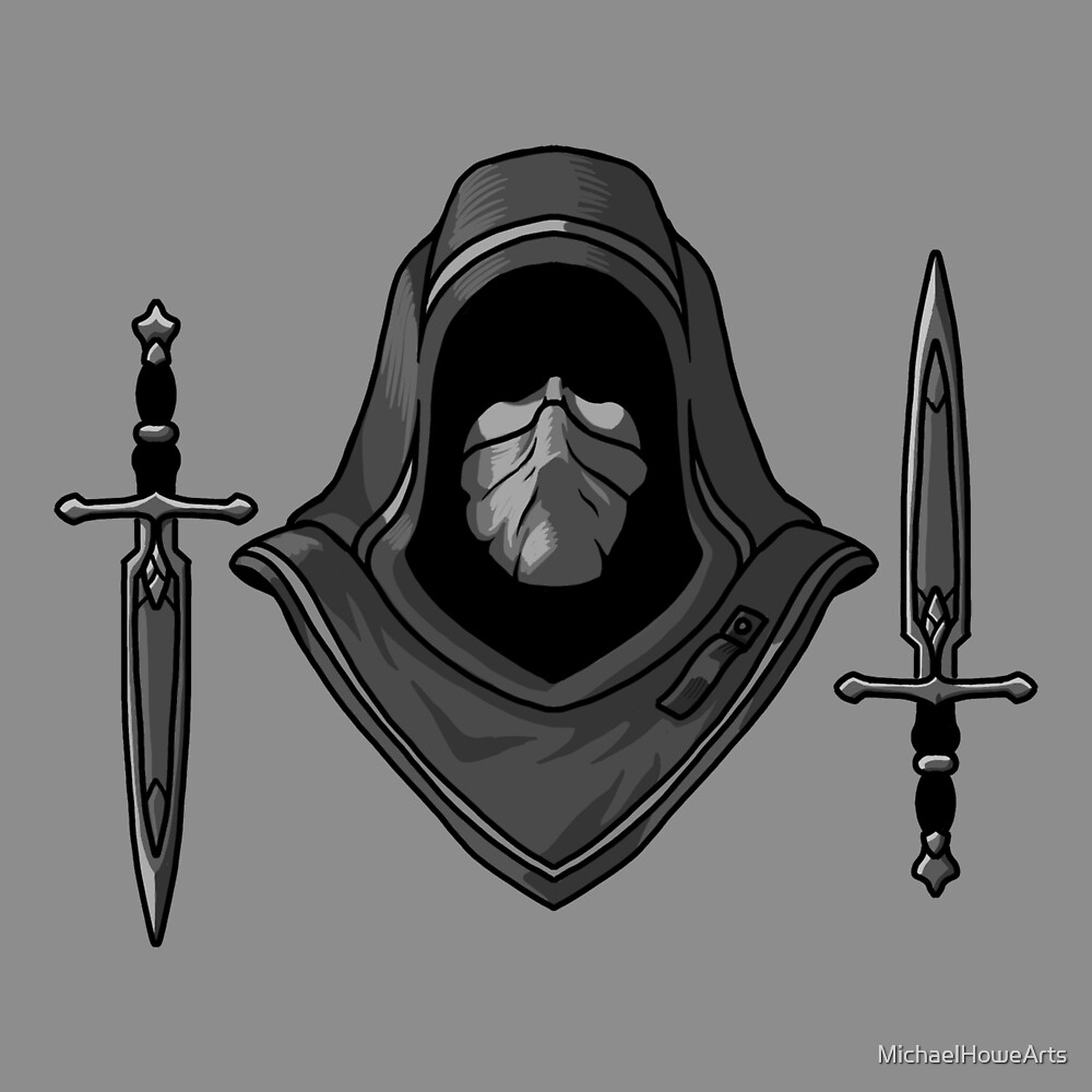 "Rogue RPG Class Design" by MichaelHoweArts | Redbubble