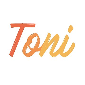 "Toni" Sticker for Sale by Shalomjoy | Redbubble