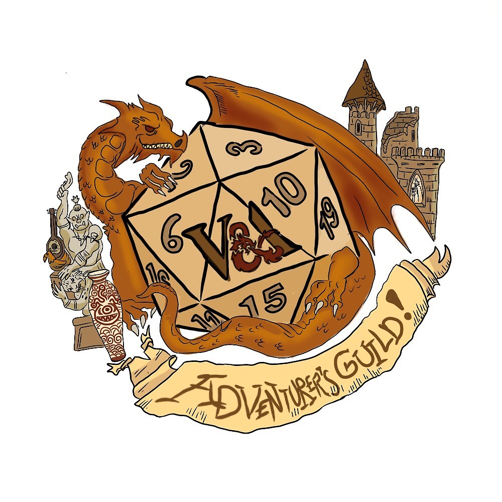 "V&A adventurer's guild logo" by DanteVesalius | Redbubble