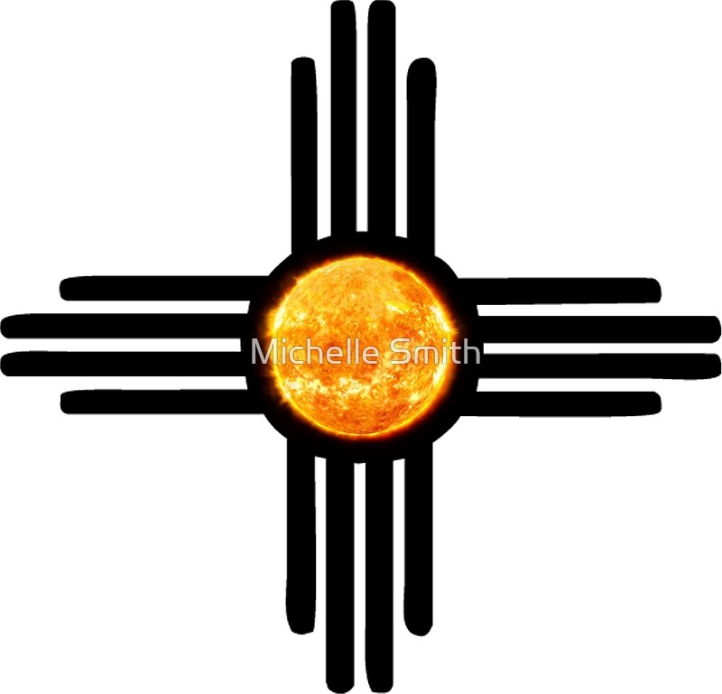 "Zia Sun Symbol" by Michelle Smith | Redbubble