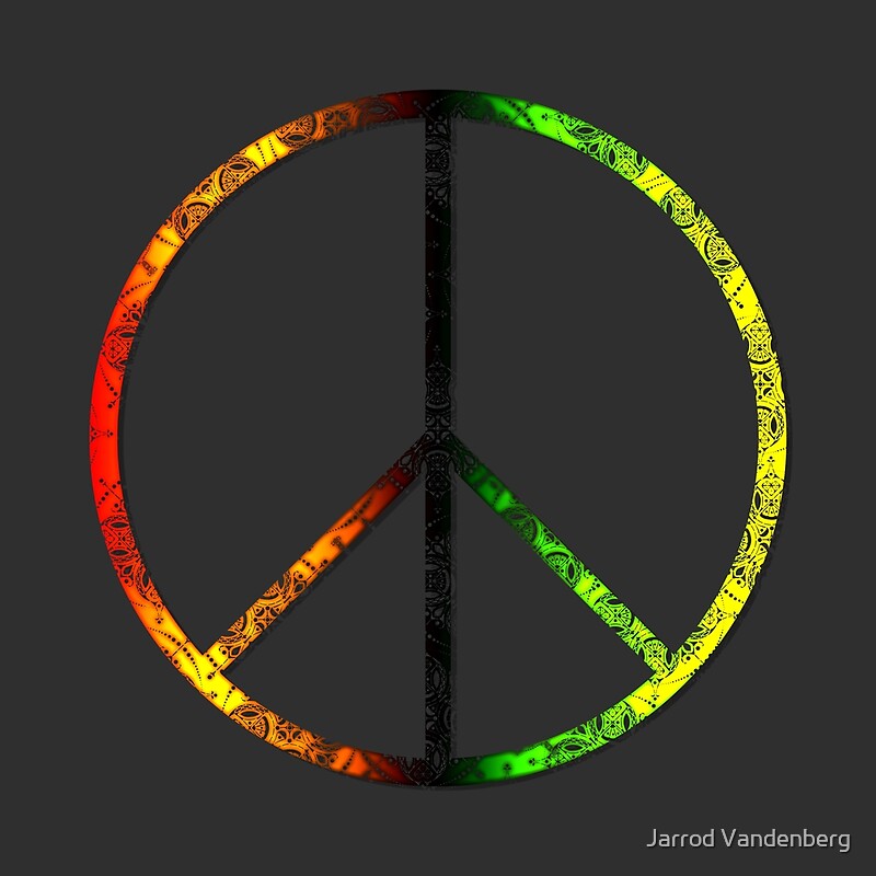 "Peace Sign Mandala" by Jarrod Vandenberg | Redbubble