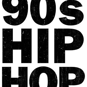 "90's Hip Hop" Sticker for Sale by SaintPub | Redbubble